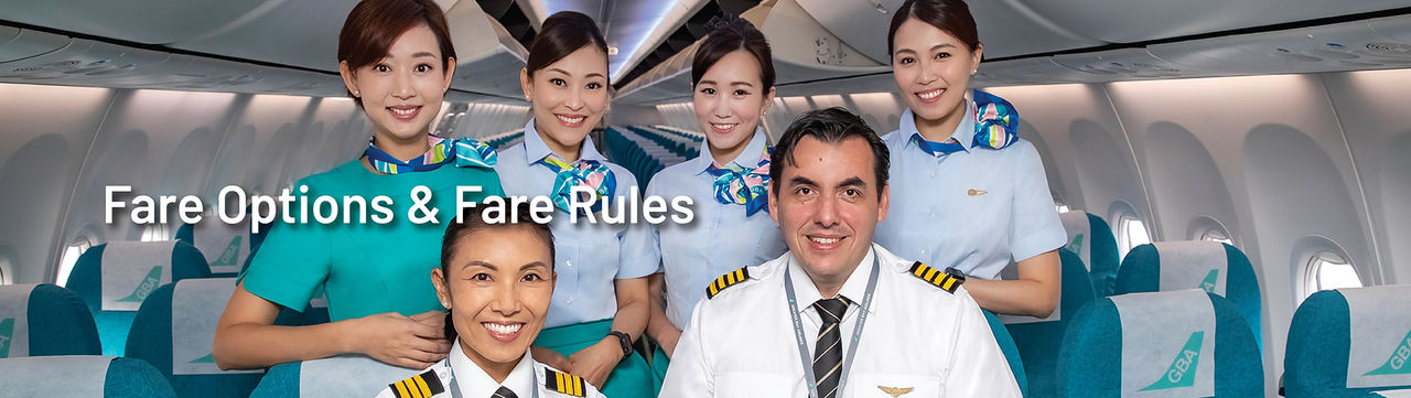 Fare Options | Greater Bay Airlines